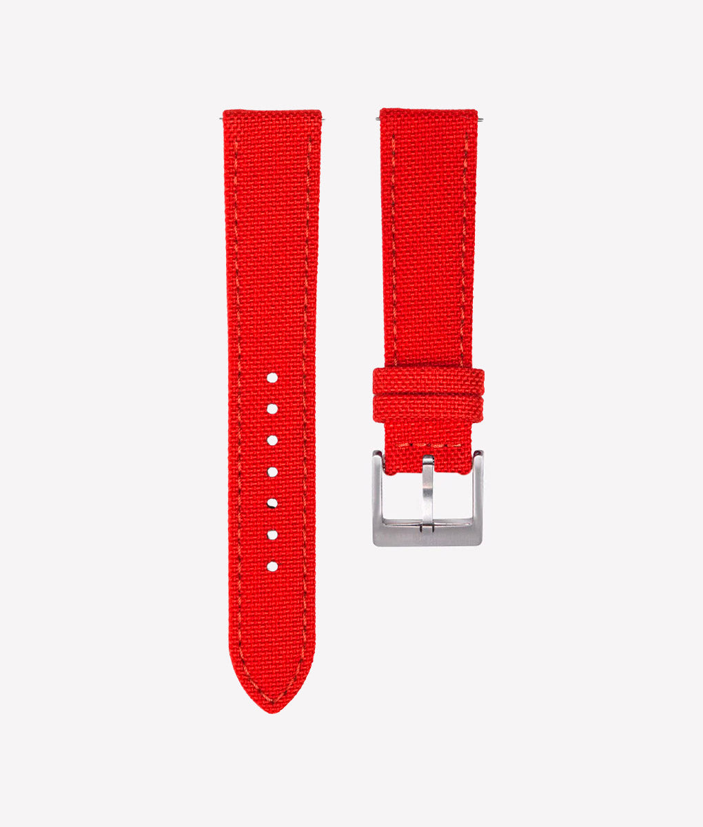 Bracelet de Montre en Cordura Orange - LE PETIT POUSSOIR (Shop)